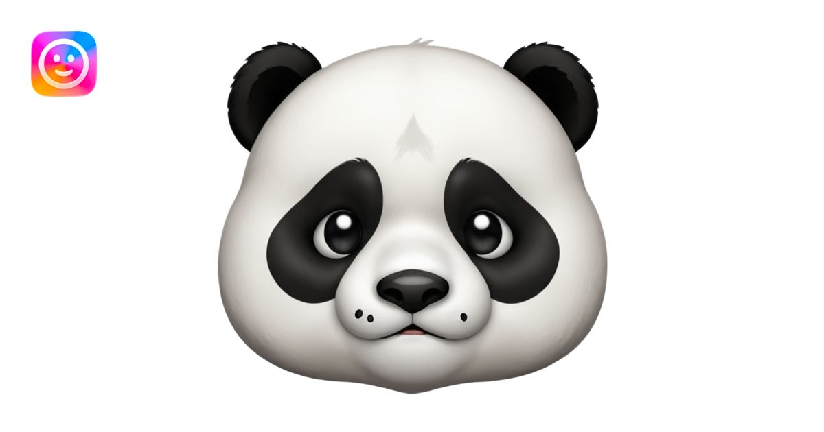 Sad panda crying emoji | AI Emoji Generator