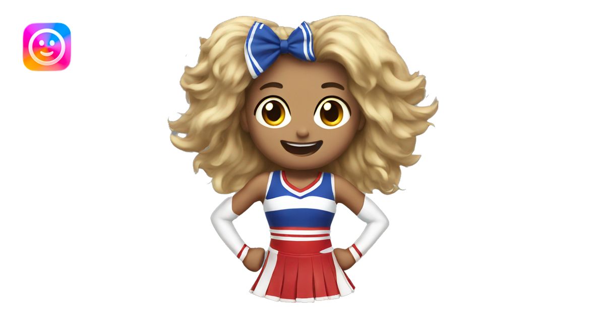 Cheerleading emoji | AI Emoji Generator