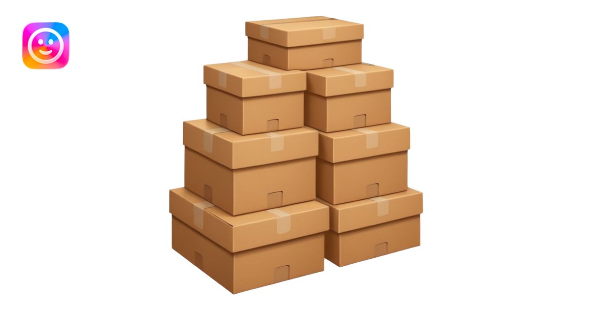 create a realistic emoji showing logistics emoji | AI Emoji Generator