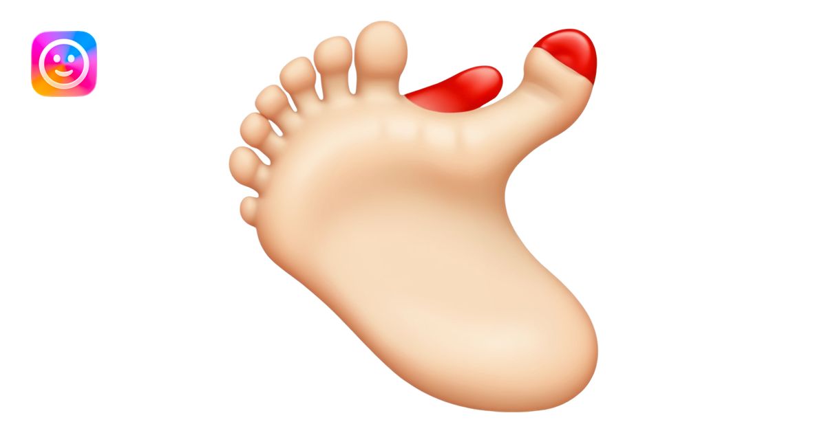 Foot emoji | AI Emoji Generator
