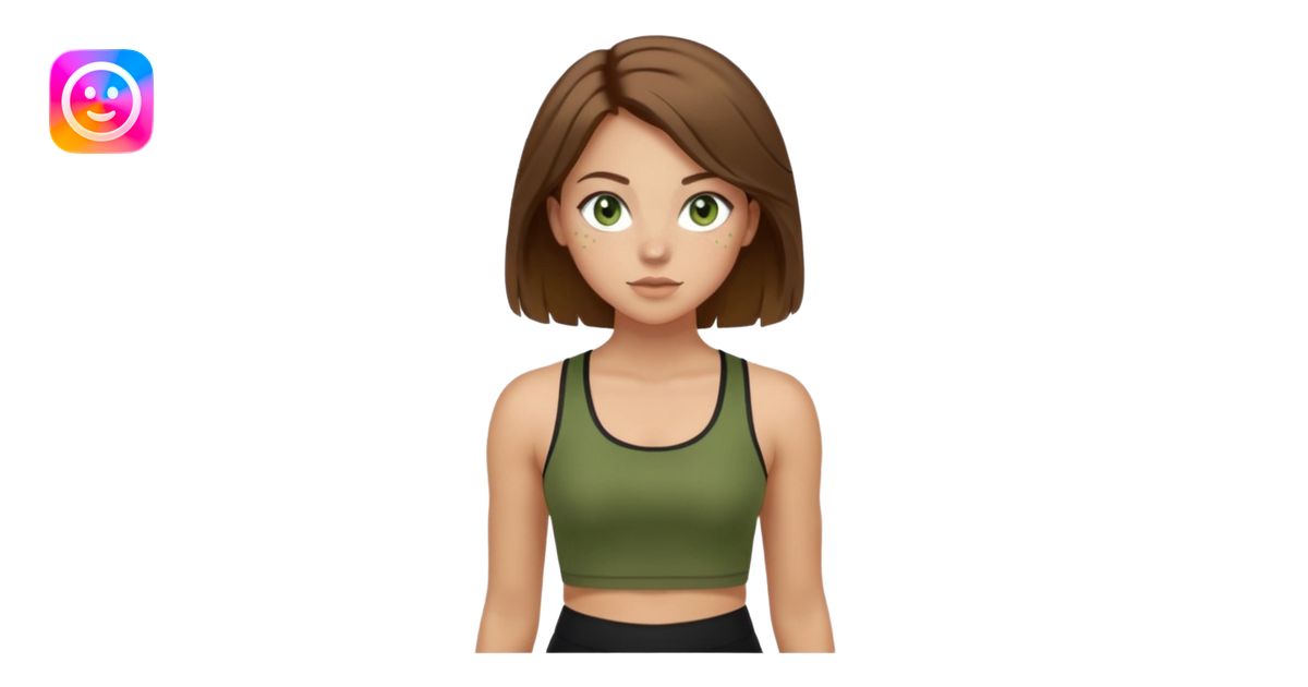 Girl with green eyes, brown hair shoulder length, light skin, and ...