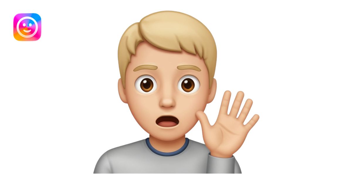 Slapping emoji | AI Emoji Generator