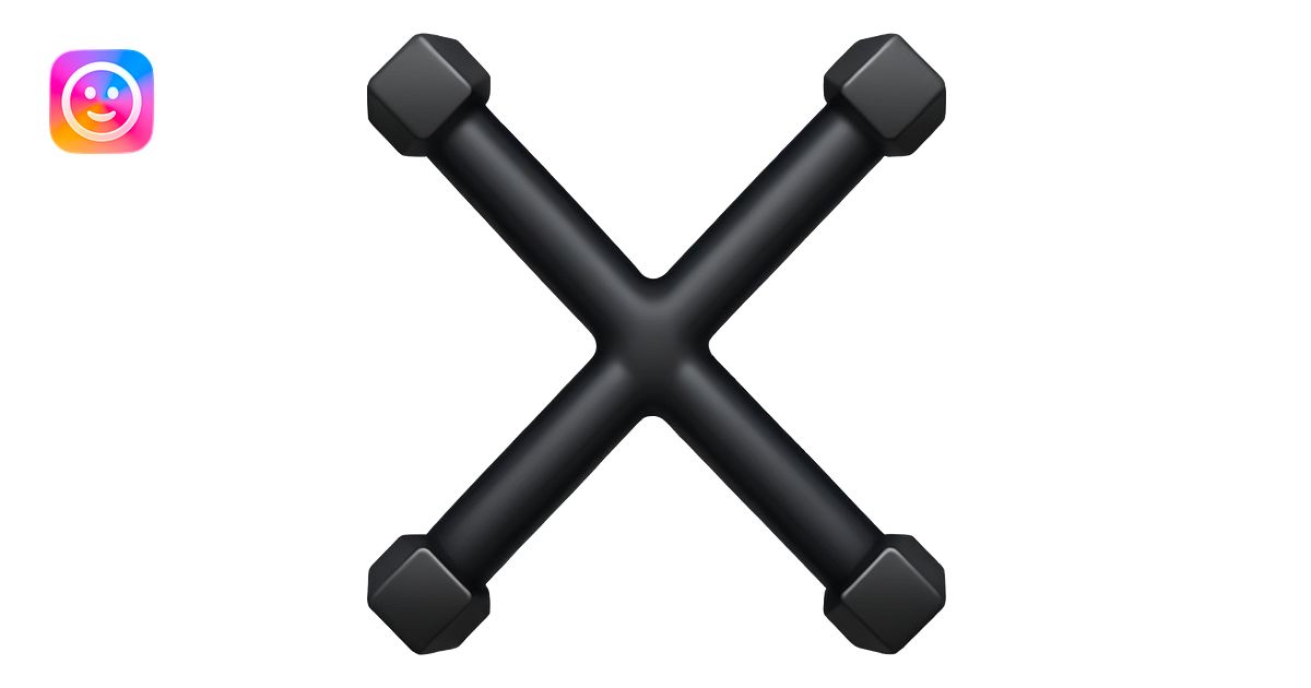 mathematical double-struck capital x emoji | AI Emoji Generator