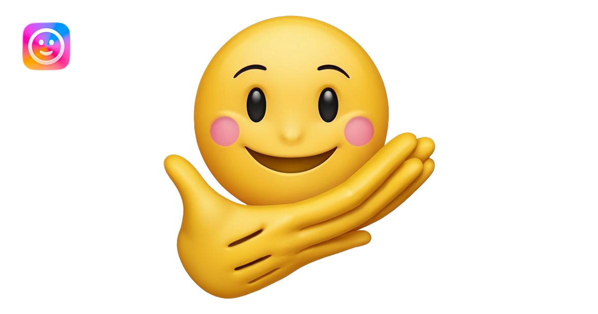Smiley which pats in the back emoji | AI Emoji Generator