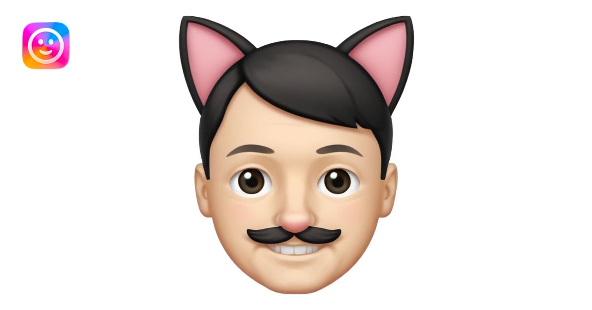 adolf hitler with cat ears emoji | AI Emoji Generator