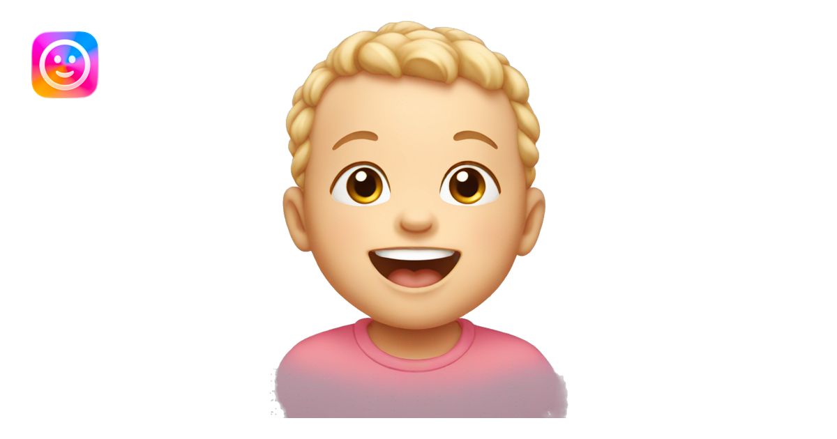 Happy baby emoji | AI Emoji Generator