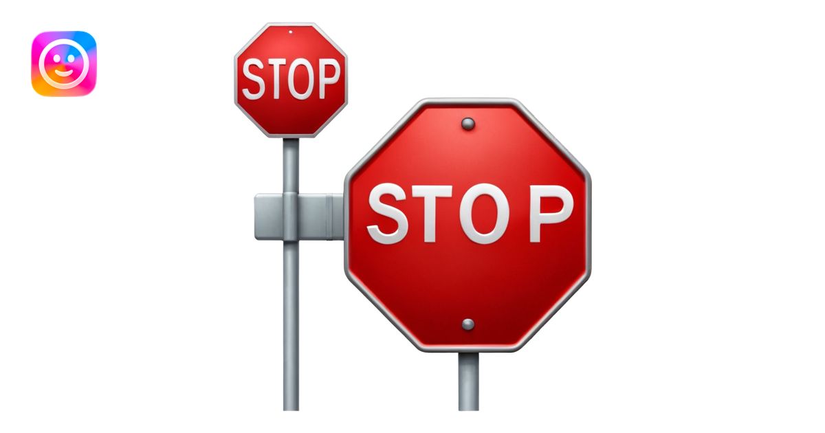 mac os metal mute no sound 🔇 stop sign emoji | AI Emoji Generator