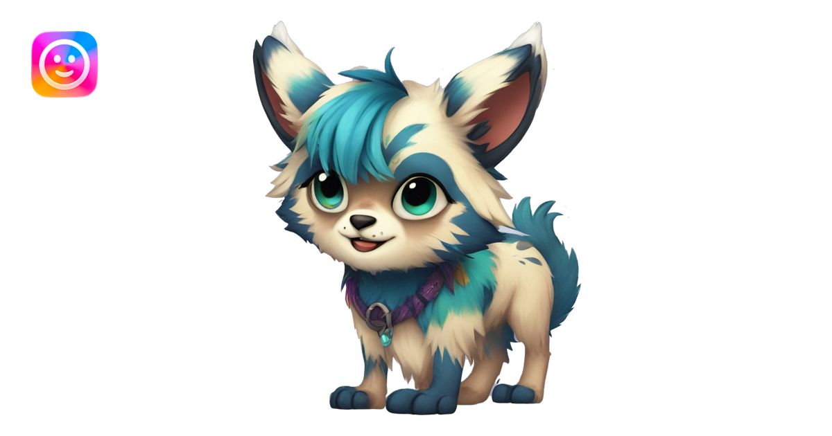 Cool cute Kawaii edgy colorful fantasy animal fursona by griffsnuff ...