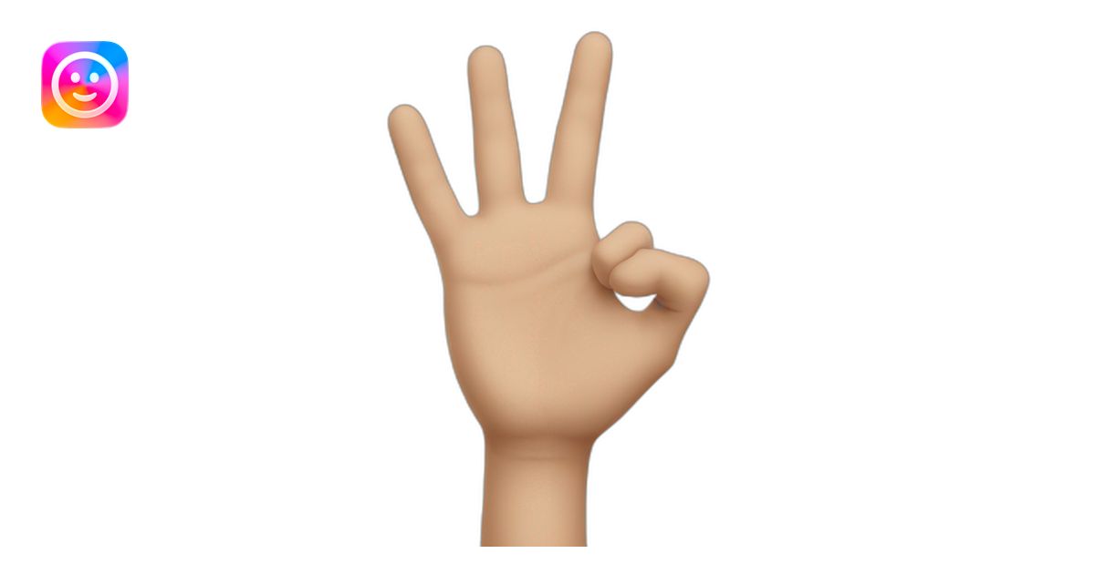 Pointer fingers touching emoji | AI Emoji Generator
