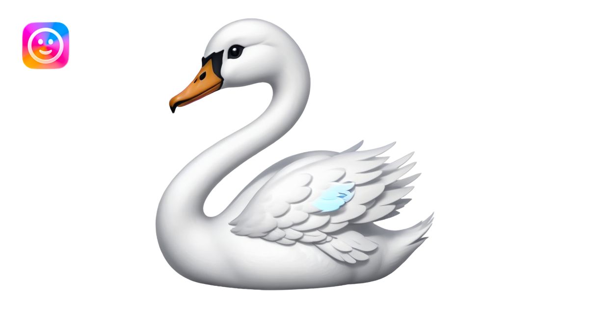 sad swan emoji emoji | AI Emoji Generator