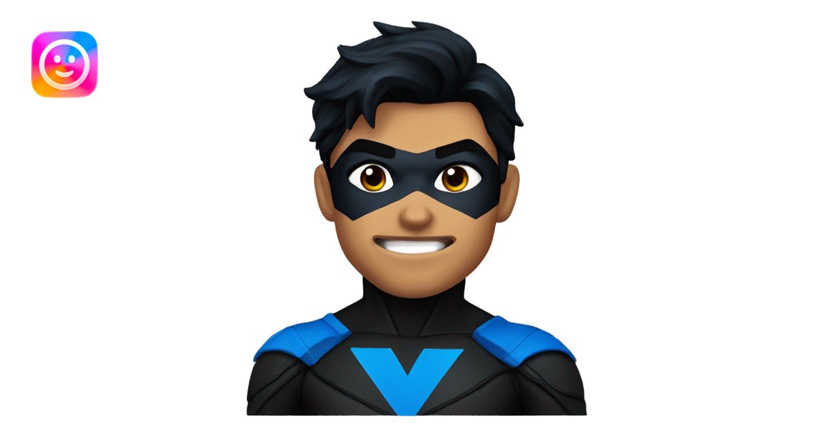 mini nightwing emoji | AI Emoji Generator