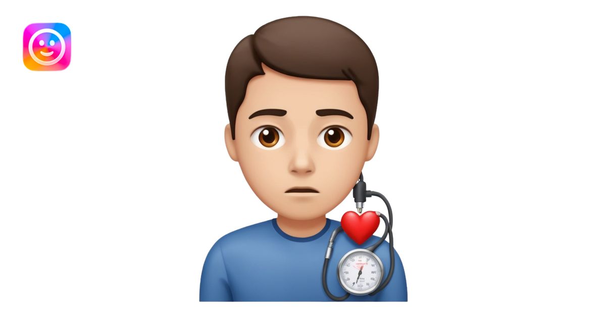 high blood pressure emoji | AI Emoji Generator