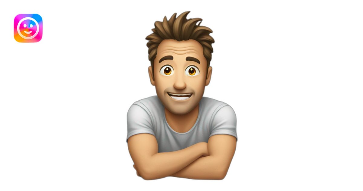 flipping table, crazy, guy emoji | AI Emoji Generator