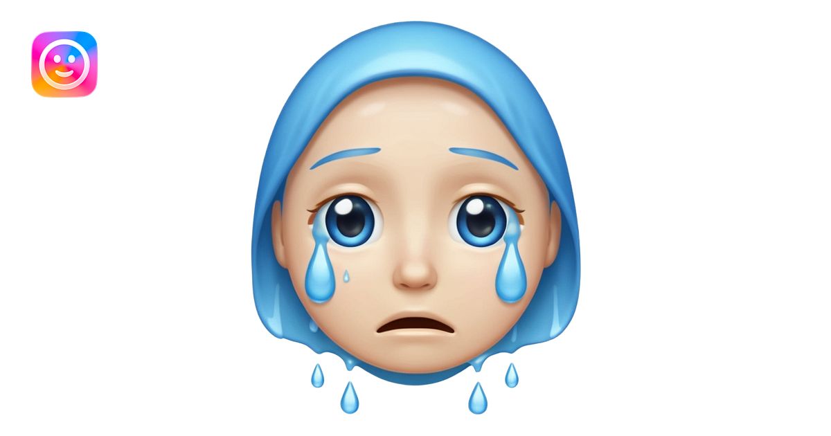 crying face emoji, single tear emoji | AI Emoji Generator