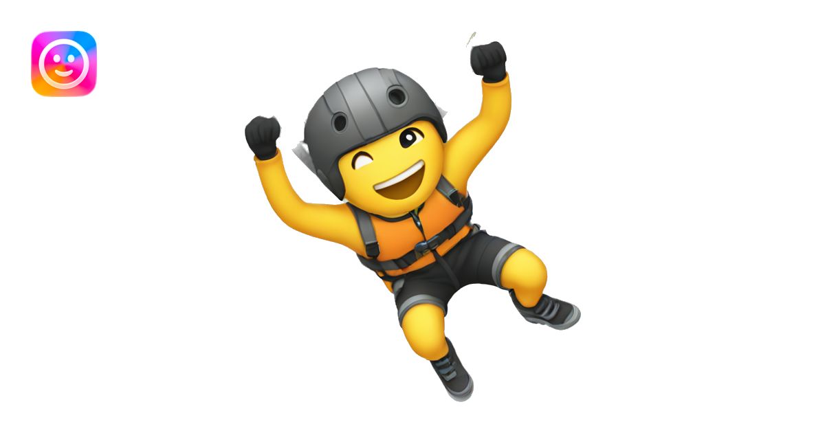 Bungee Jumping emoji | AI Emoji Generator