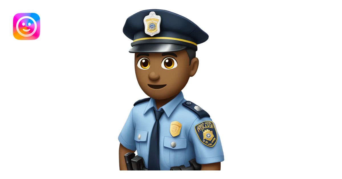 Police emoji | AI Emoji Generator