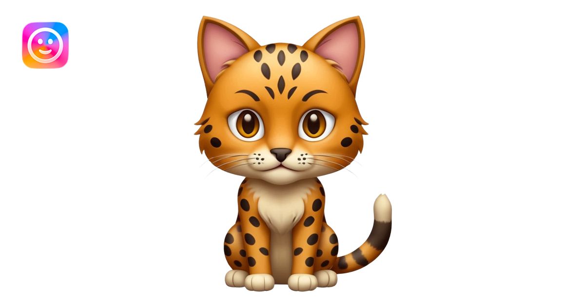 Wild cat emoji | AI Emoji Generator