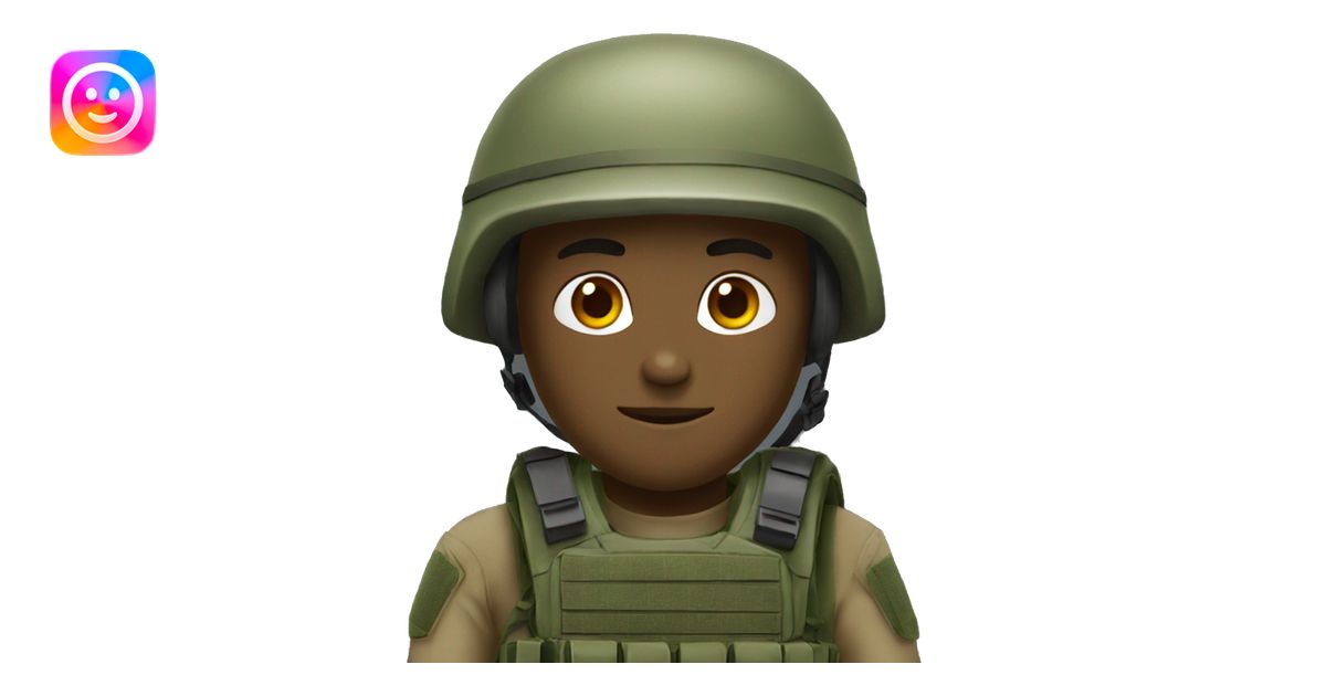Military commando emoji | AI Emoji Generator