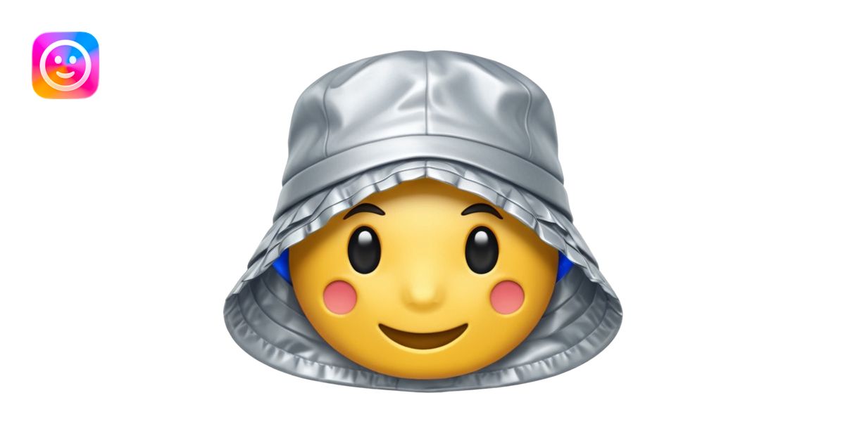 foil hat emoji | AI Emoji Generator
