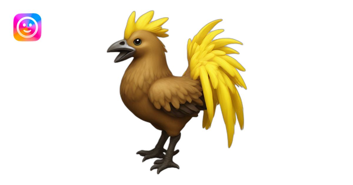 Chocobo emoji | AI Emoji Generator