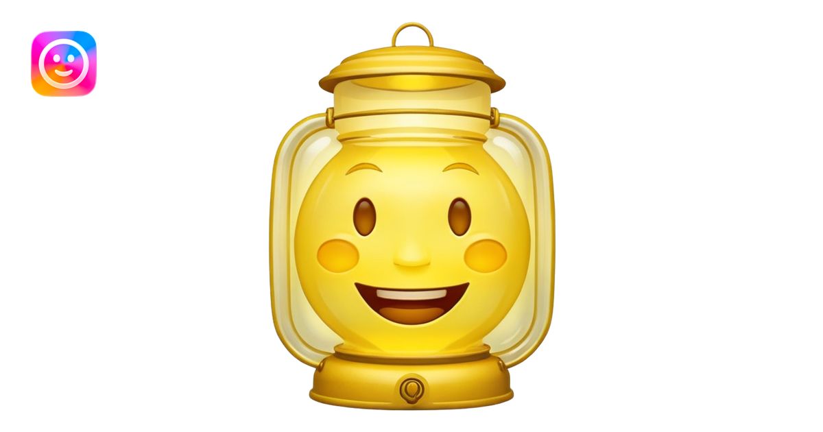 Air Lantern Laughing emoji | AI Emoji Generator