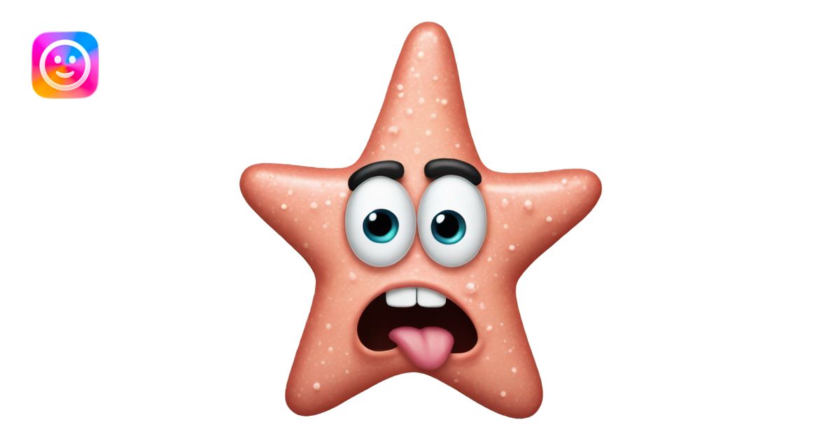 patrick star emoji | AI Emoji Generator