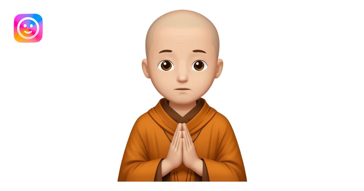 Monk priest prayer emoji | AI Emoji Generator