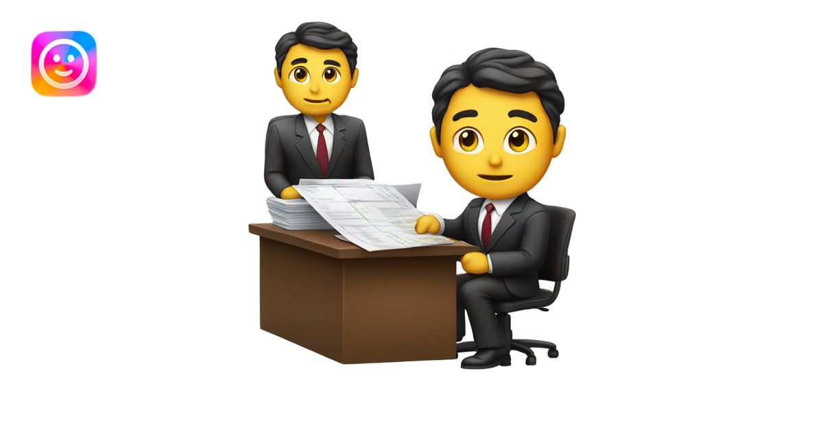 Finance Manager emoji | AI Emoji Generator