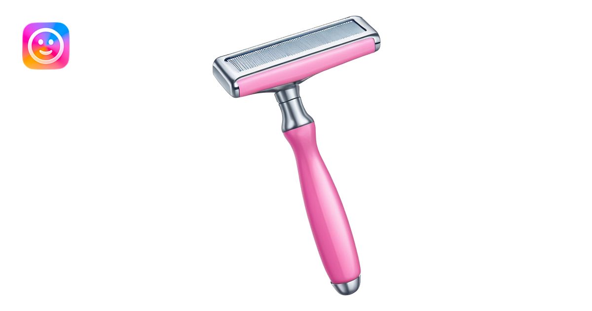 pink razor emoji | AI Emoji Generator