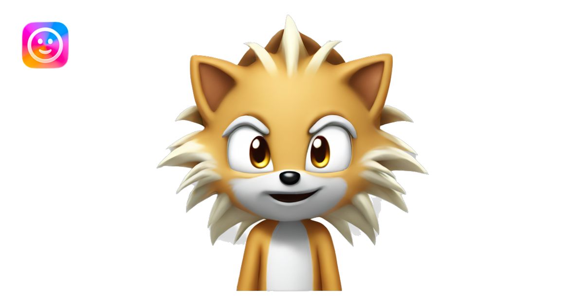 tails the hedgehog, sonic emoji | AI Emoji Generator