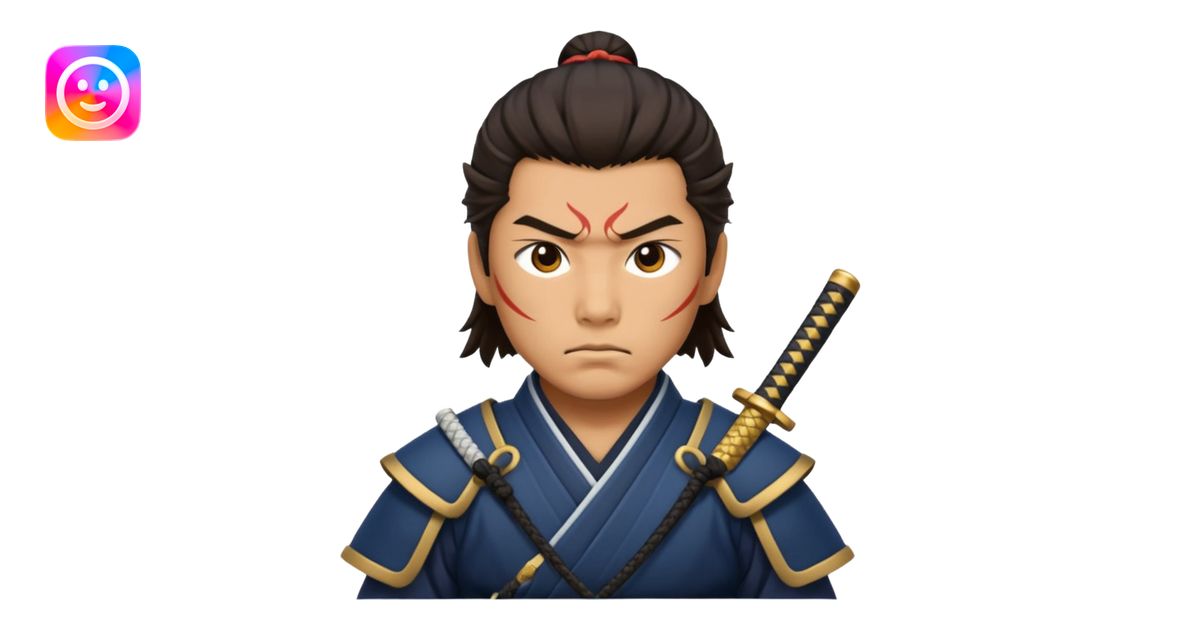 japan samurai fighting emoji | AI Emoji Generator