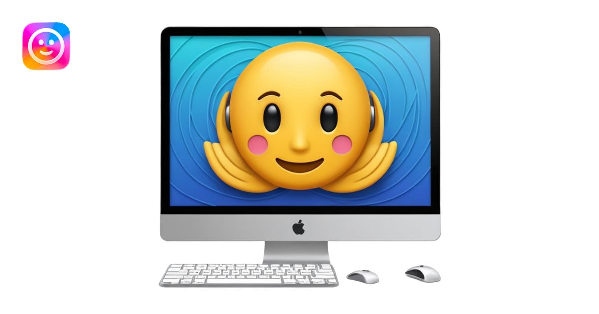 AI webflow on a computer - really complicated emoji | AI Emoji Generator