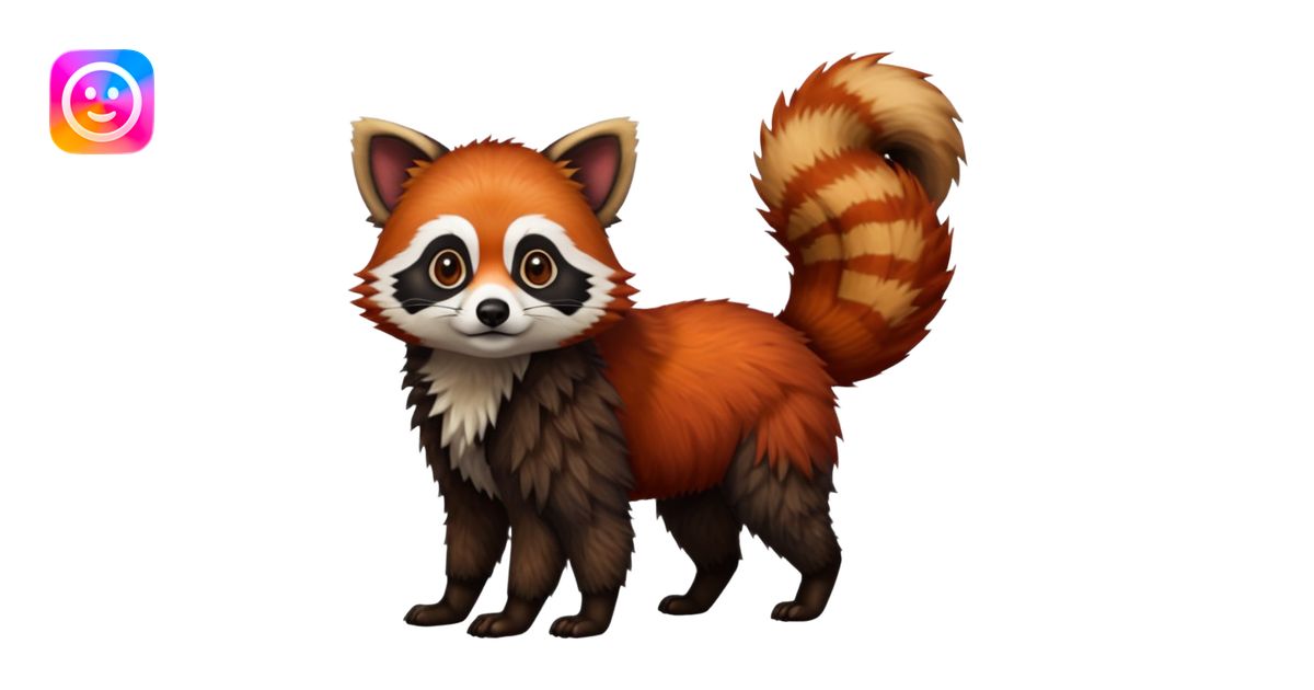 Realistic 4-legged quadrupedal Red-Panda-Lemur-Raccoon-Dog-Red-Fox ...