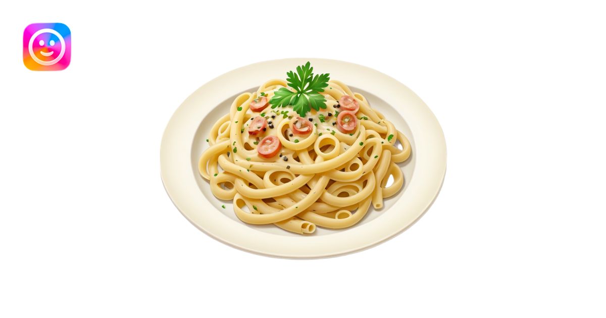 pasta carbonara food emoji emoji | AI Emoji Generator