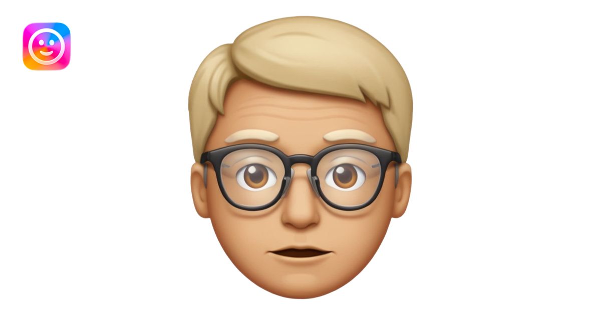 Rizz face glasses pulled down emoji | AI Emoji Generator