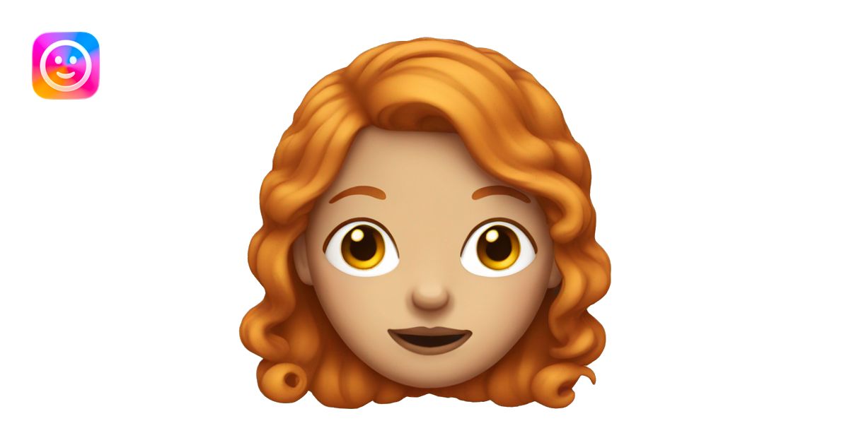 ginger girl with nose rings emoji | AI Emoji Generator