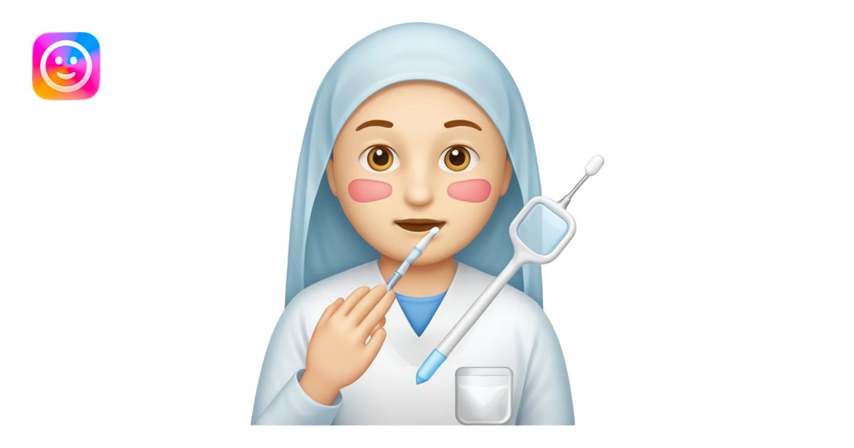 cheek swab, test kit emoji | AI Emoji Generator