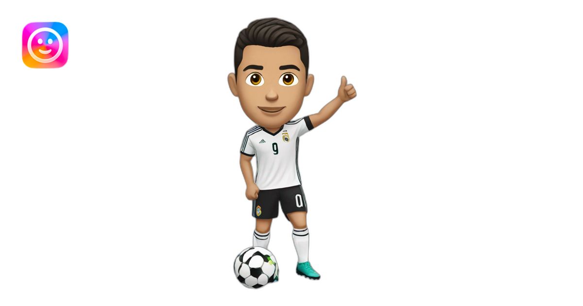Cristiano Ronaldo Bitmoji emoji | AI Emoji Generator