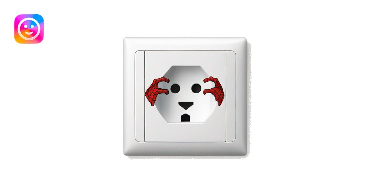 spiderman wall-socket adapter emoji | AI Emoji Generator