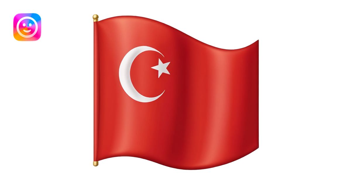 Turkey flag emoji | AI Emoji Generator