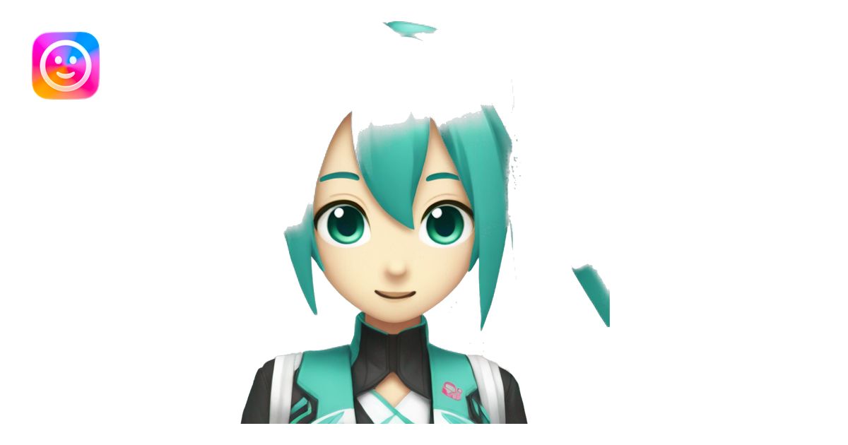 Tbh creature, but Miku Hatsune emoji | AI Emoji Generator
