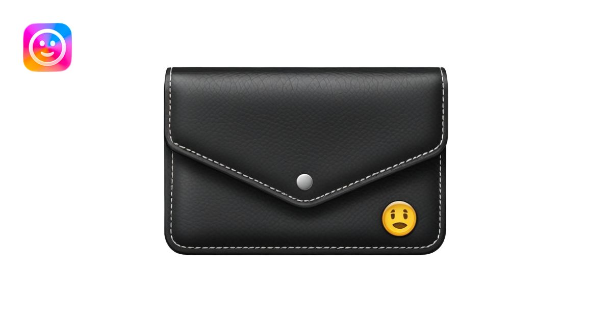 black leather wallet emoji | AI Emoji Generator