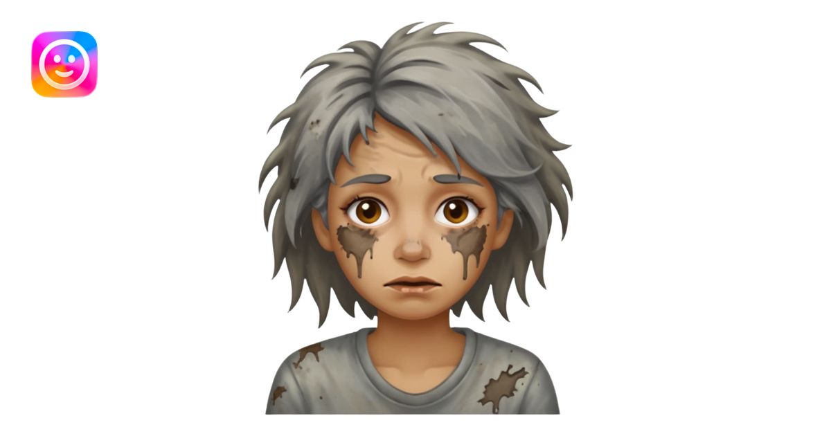 very dirty looking homeless woman very very dirty and smelly looking ...