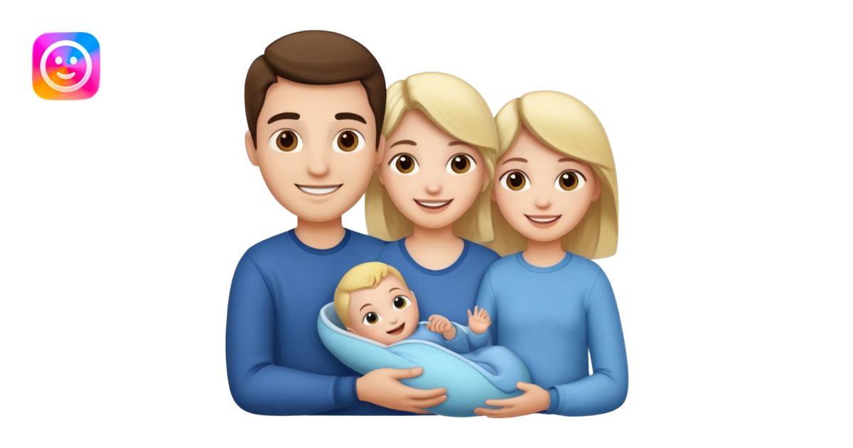 Family Woman Man boy Girl Baby emoji | AI Emoji Generator