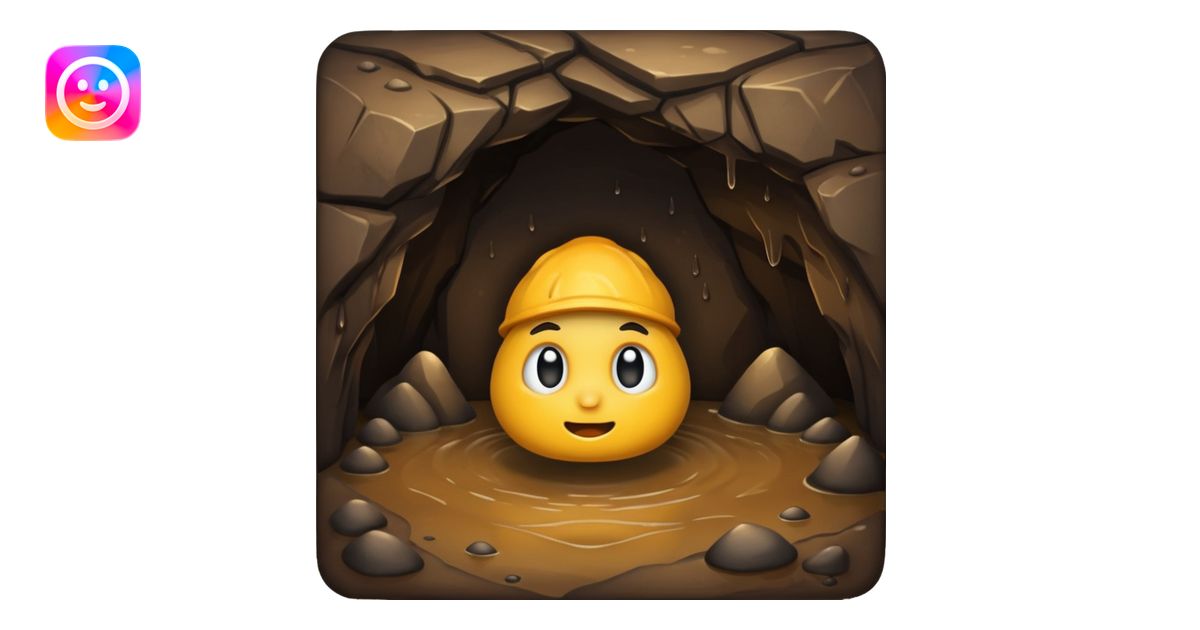 muddy cave emoji | AI Emoji Generator