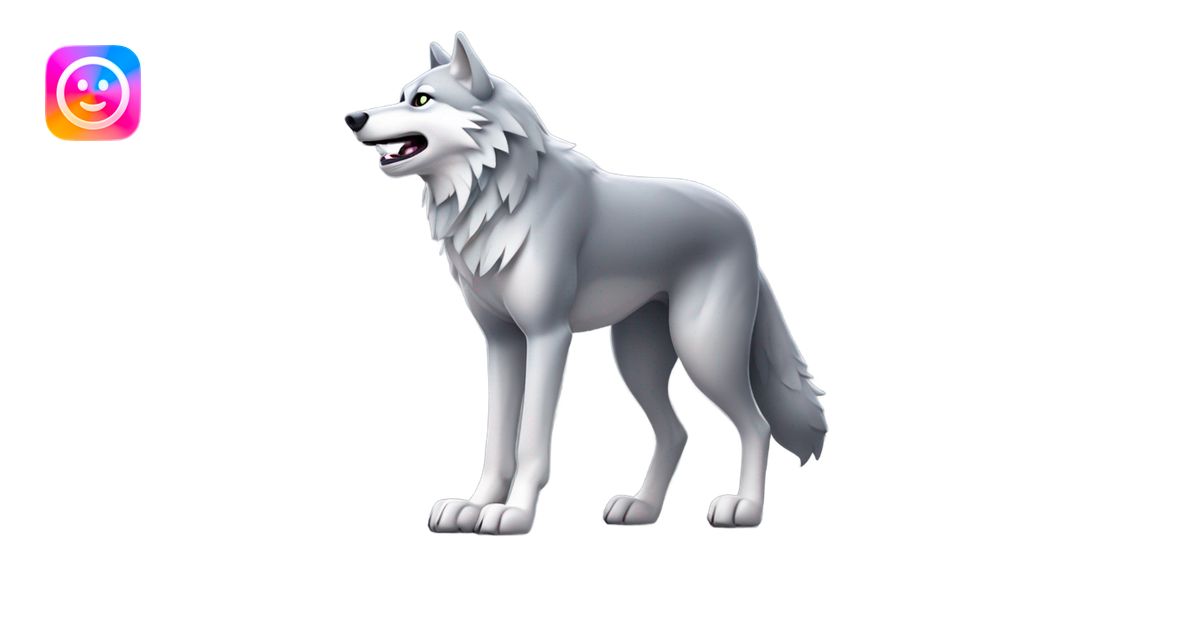 Sigma alpha wolf dancing emoji | AI Emoji Generator