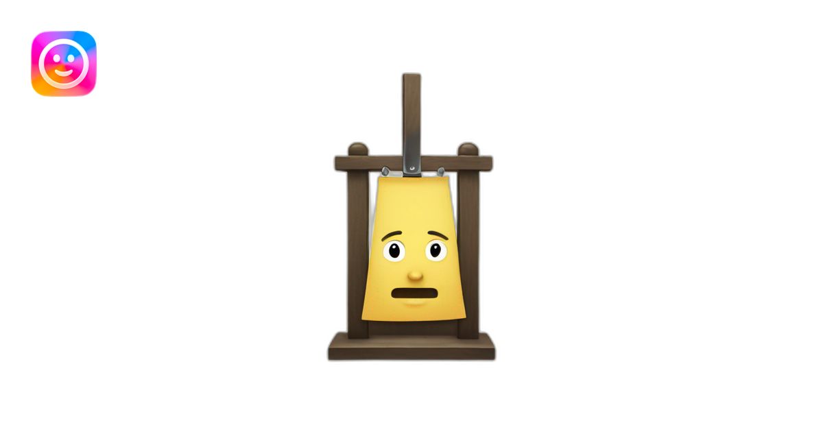 guillotine emoji | AI Emoji Generator