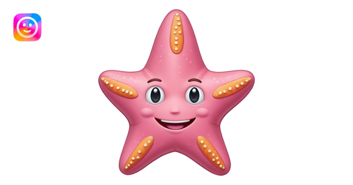 Patrick star emoji | AI Emoji Generator