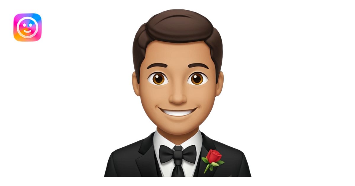 American groom, traditional, culture of american, smiley on face. emoji ...