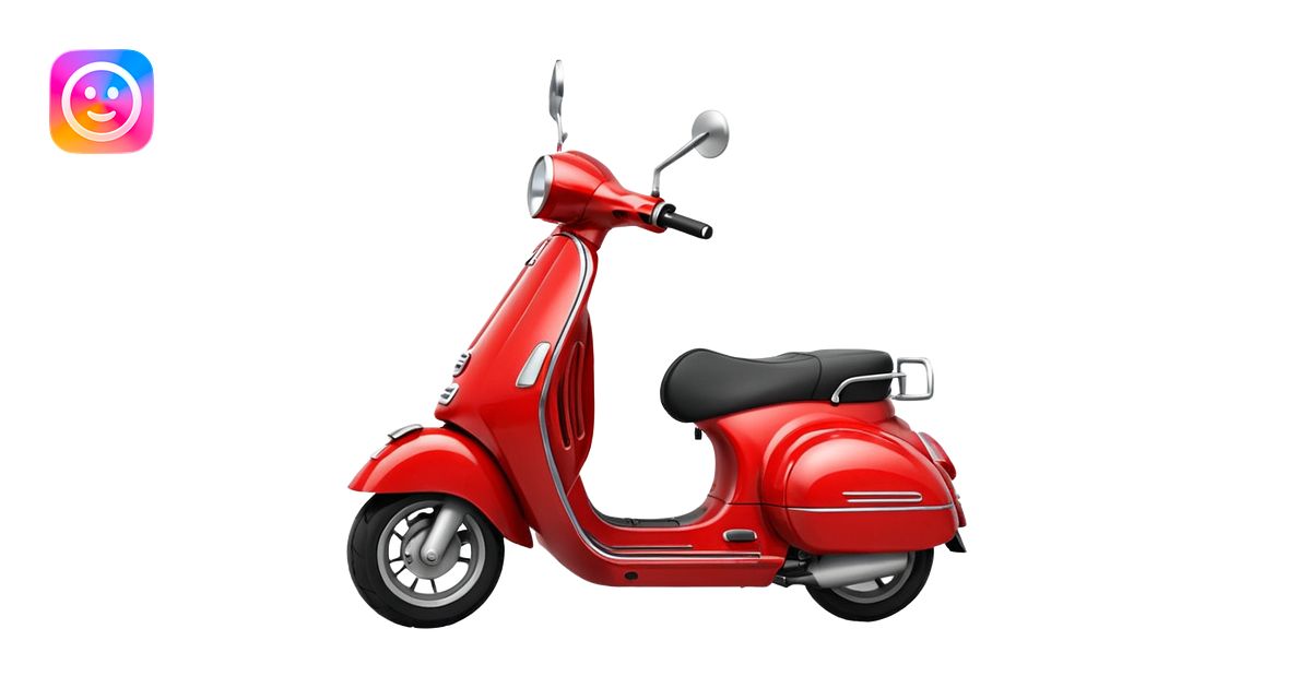 vespa roja emoji | AI Emoji Generator